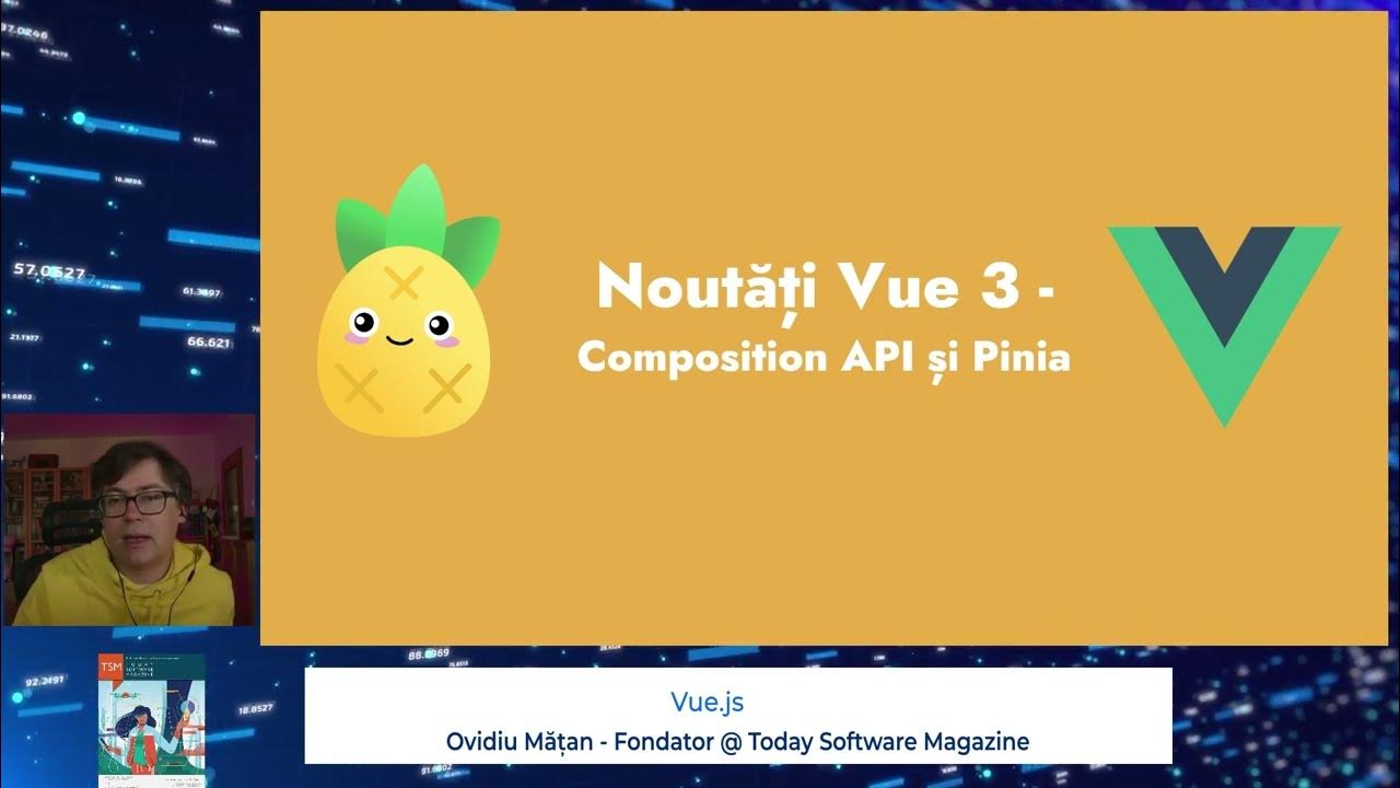 Noutăți Vue.js 3 - Composition API și Pinia - YouTube