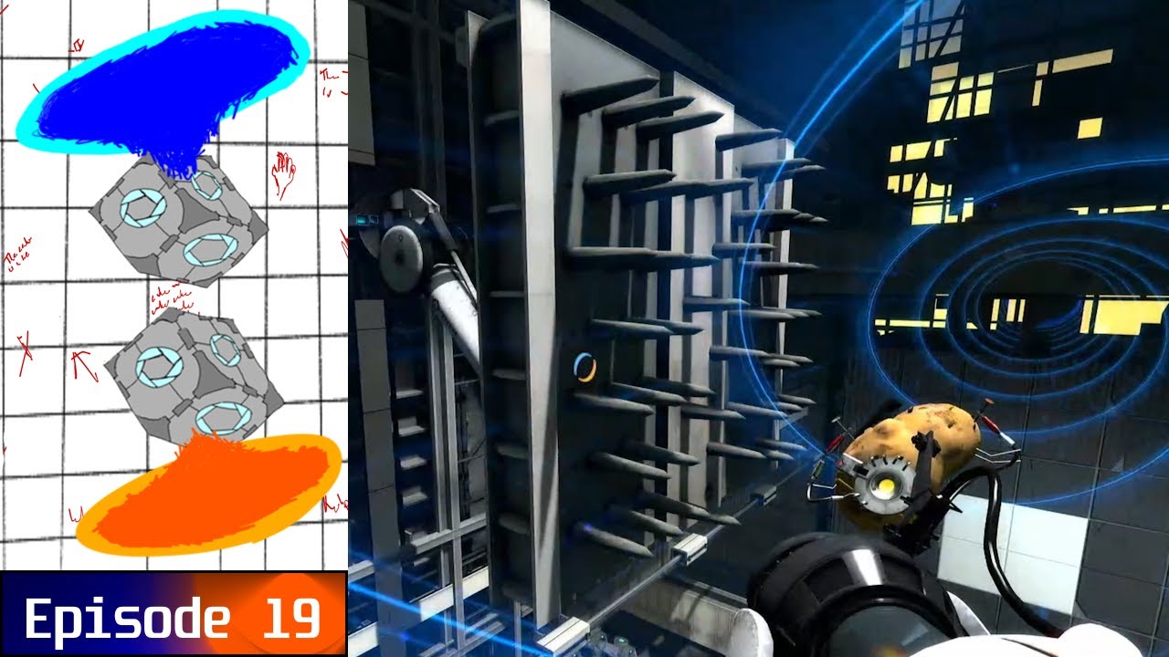 Portal [Blind] - Episode 19 - Falling to Obvious Traps - YouTube