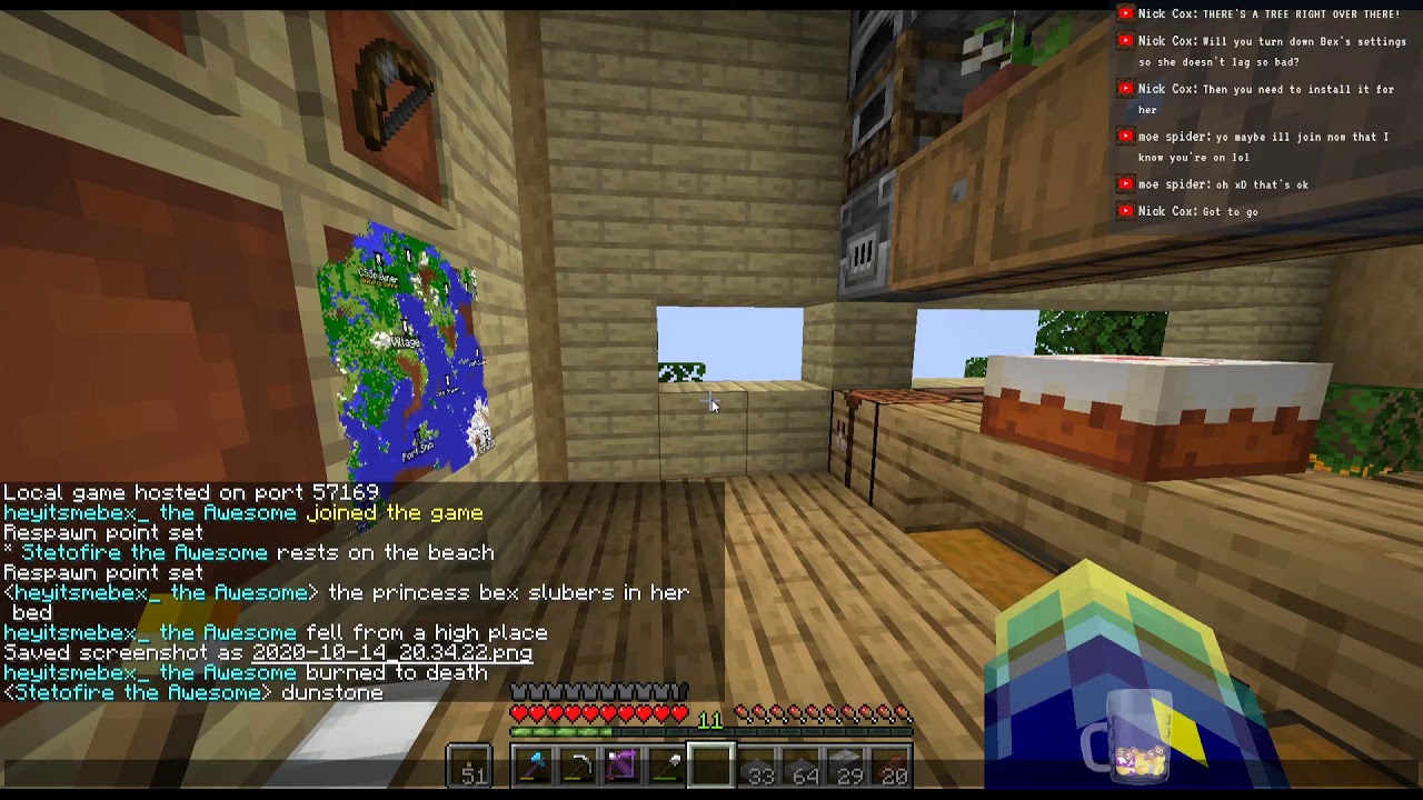 Minecraft with Bex! Getta Eye - YouTube