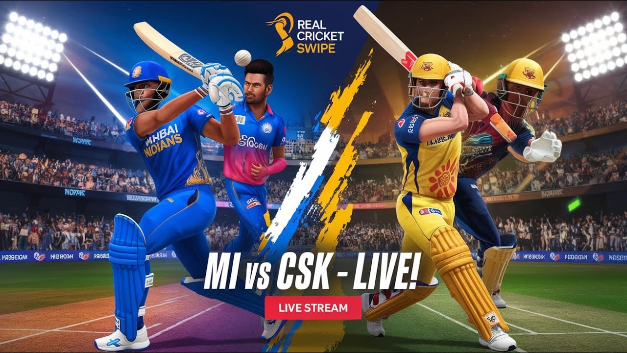 First IPL match- MI vs CSK Mumbai Indians vs Chennai Super Kings Real ...