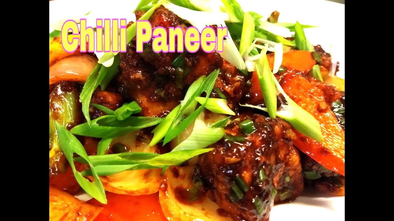 How to make chilli paneer restaurant style by chef - YouTube