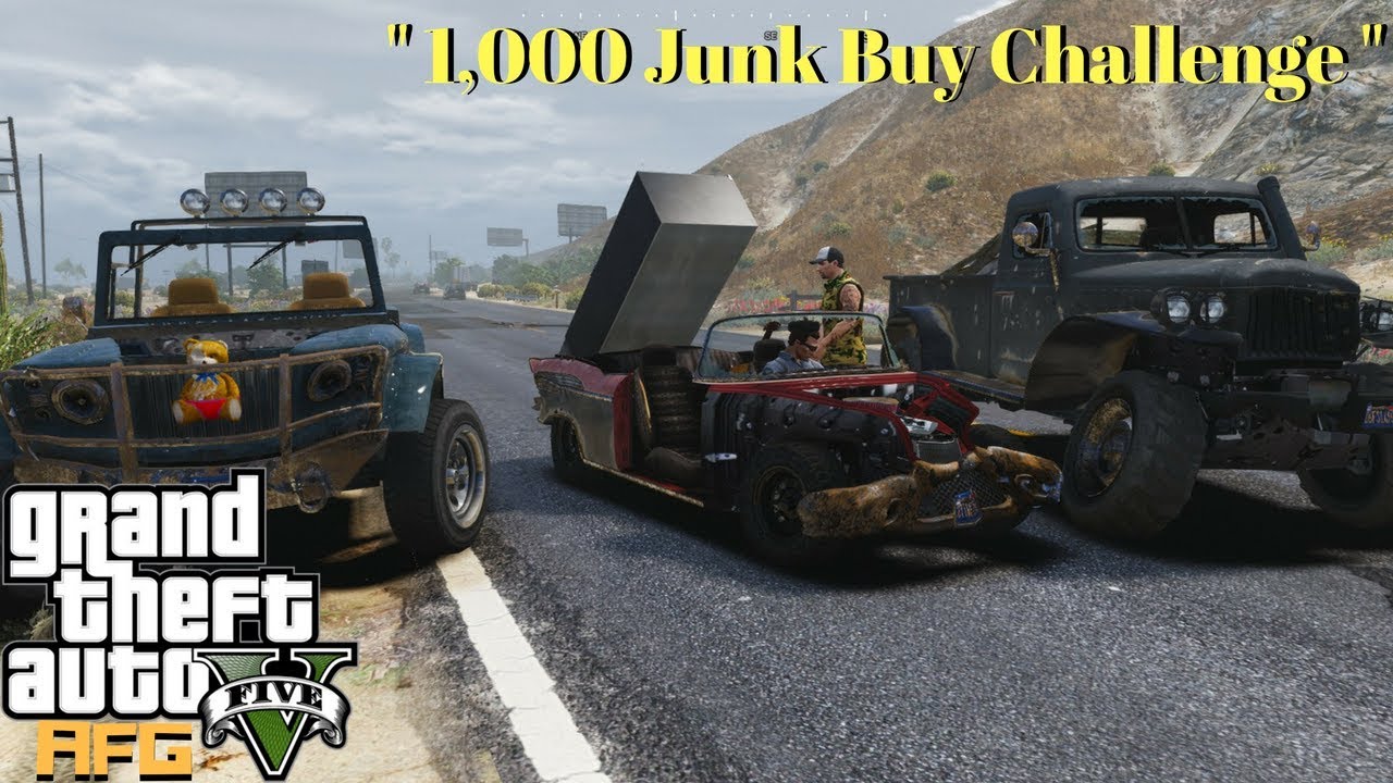 GTA 5 Roleplay - 1,000 Junk Buy Challenge - Ep. 47 - CV - YouTube