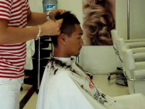 japan hair cut (nakata style) 2 - YouTube