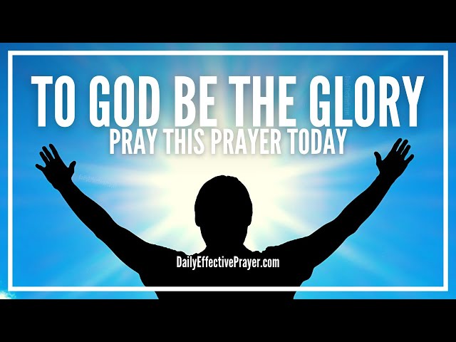 Glory To God Prayer