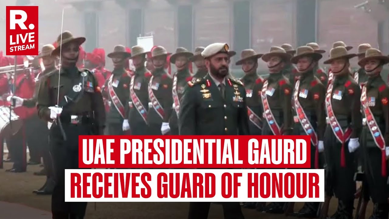 LIVE: UAE Presidential Guard Major Gen Ali Saif Al Kaabi Receives Guard ...