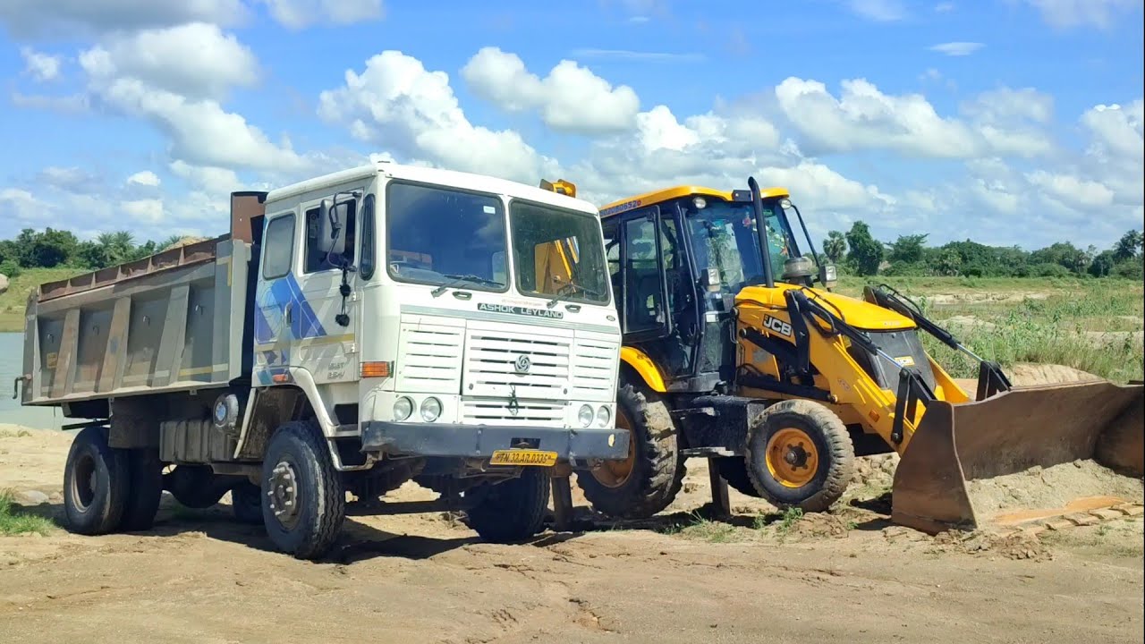jcb bracken machine loading videos | JCB loading | jcb |Ashok lorry ...