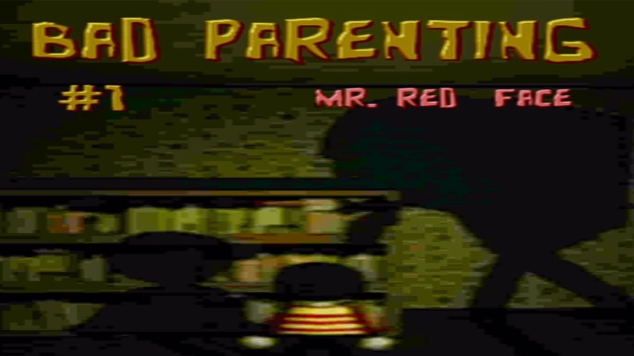 BAD PARENTING 1 HORROR (Mr Red Face Horror Game) - YouTube