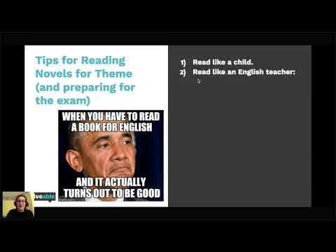 AP Lit - Finding Theme Through Characterization - YouTube