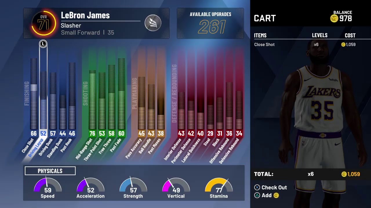 LeBron build 2k20 - YouTube