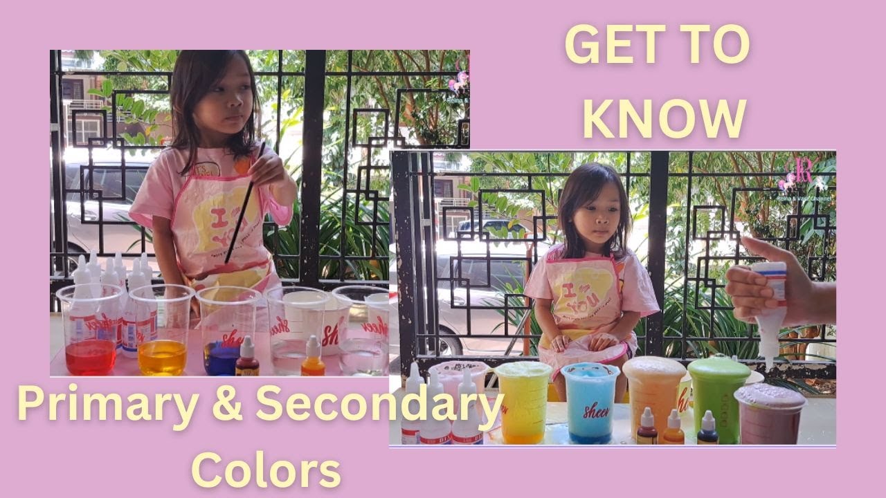 Get to know Primary & Secondary Colors| Belajar warna primer dan ...
