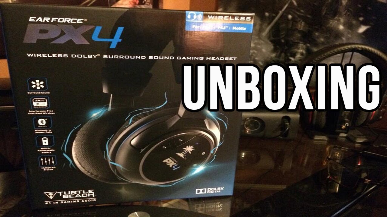 Turtle Beach PX4 Unboxing (Playstation 4 Headset) - YouTube