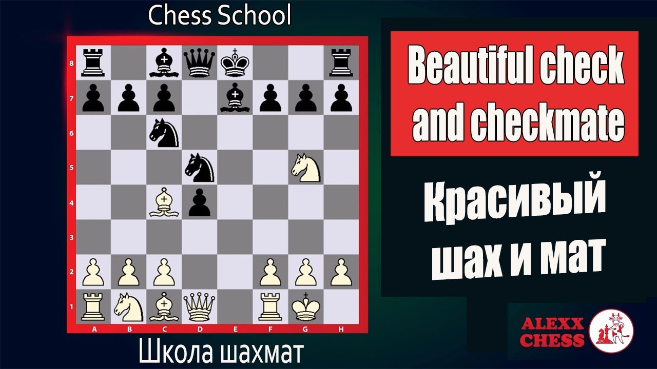 How famous chess players play. Beautiful check and checkmate. Paul ...