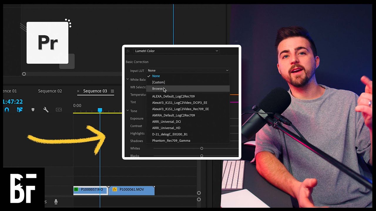 Create and Export your own LUTs in Adobe Premiere Pro - YouTube
