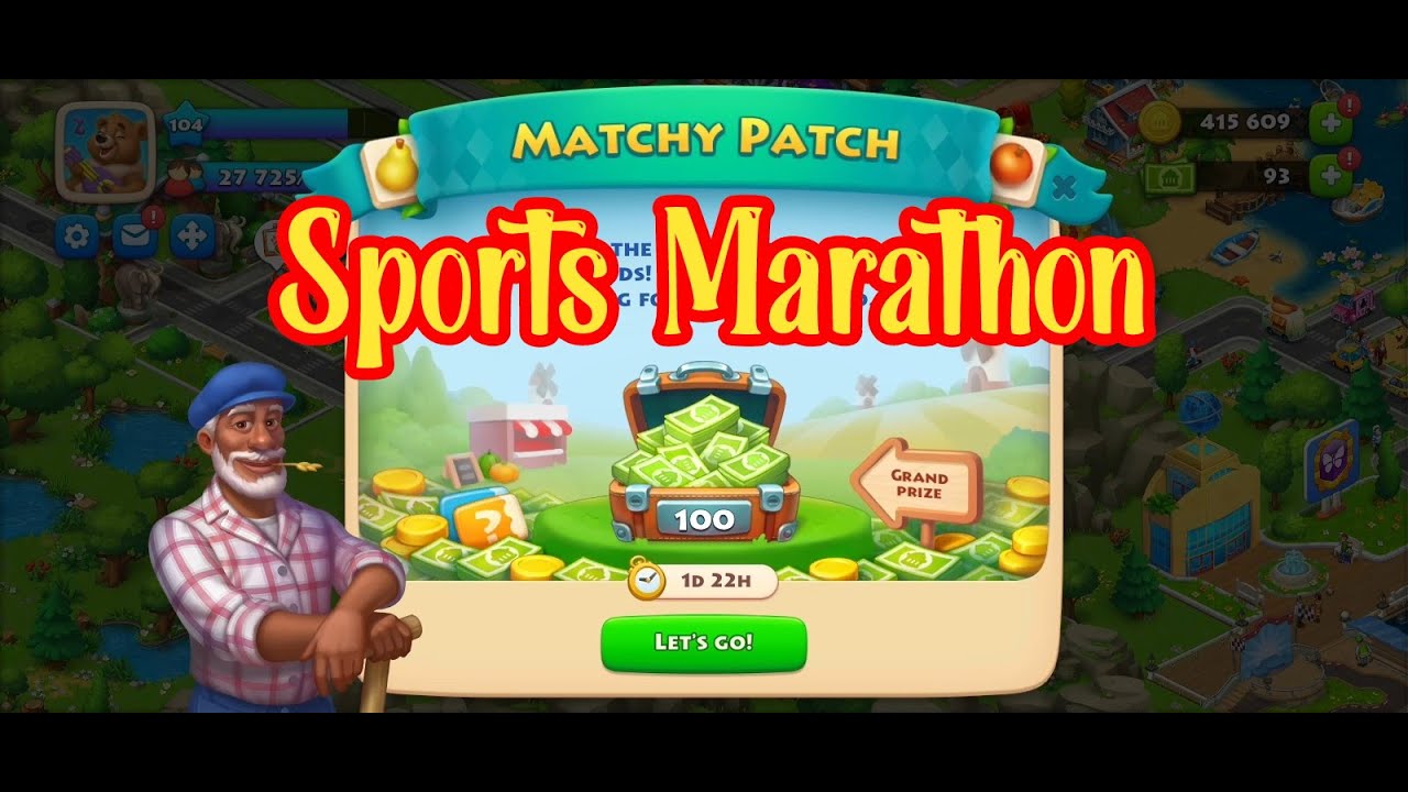 Matchy Patch Sports Marathon - YouTube