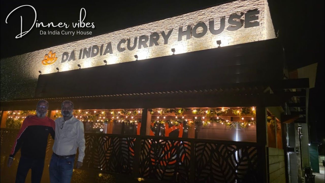 Cozy vibes at Da India Curry House and delicious food - YouTube