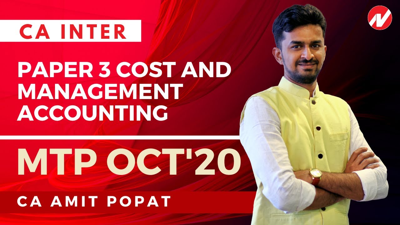 CA Intermediate Paper 3 Cost And Management Accounting MTP Oct 20 ca-intermediate-paper-3-cost-and-management-accounting-mtp-oct-20