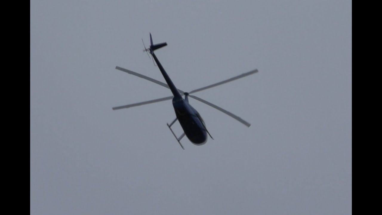 Robinson R44 - Low Flying Helicopter. - YouTube