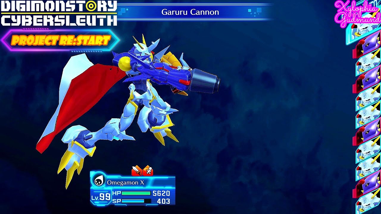『Xylophia Gudmund』 WarGreymon MetalGarurumon Omegamon to Omegamon X ...