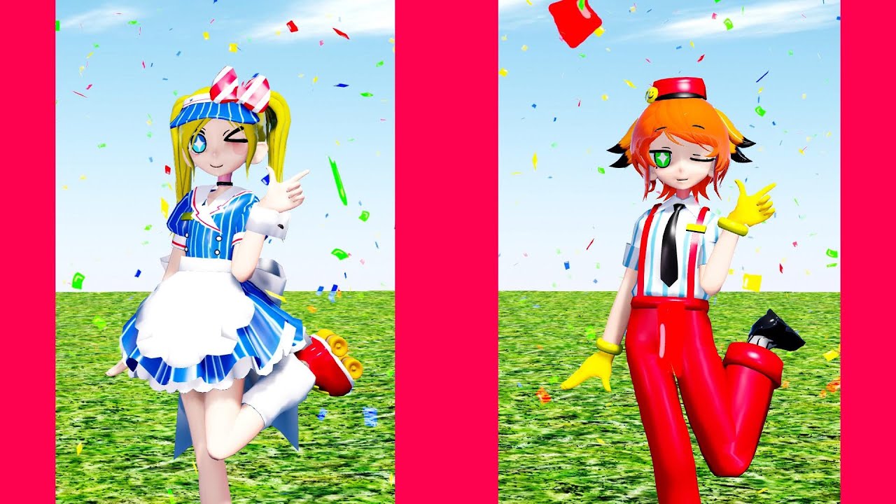 【Bunny + Trei】Mesmerizer (Short ver.)【MMD+UTAU】 - YouTube