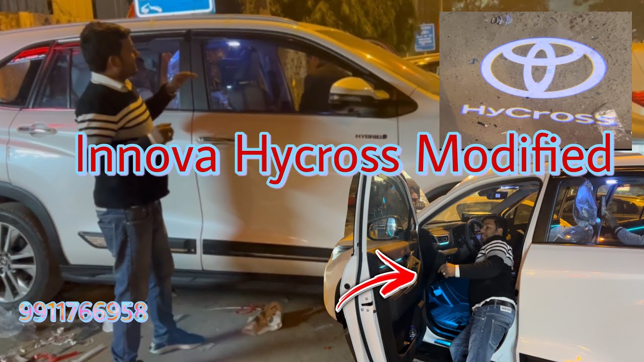 2024 Innova Hycross Modification😊Fully Modified Toyota Hycross ...