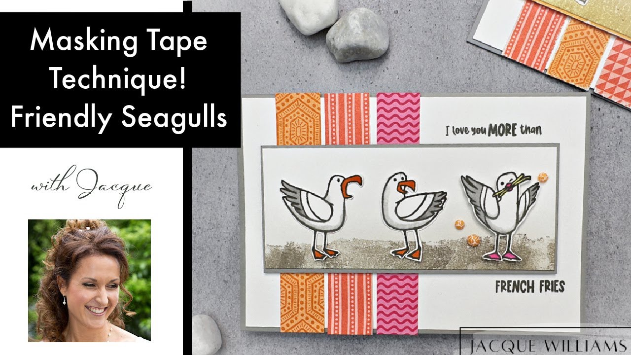 Easy Masking Tape Technique! with the Friendly Seagulls - YouTube