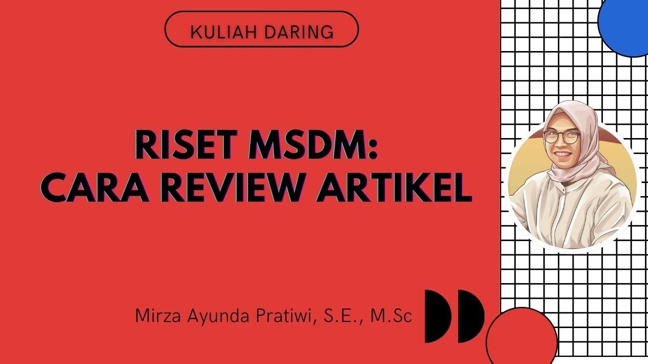 Cara Review Artikel Jurnal secara manual - YouTube
