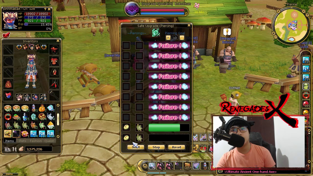 PlayPark Flyff: Ancient Axe Upgrade - YouTube