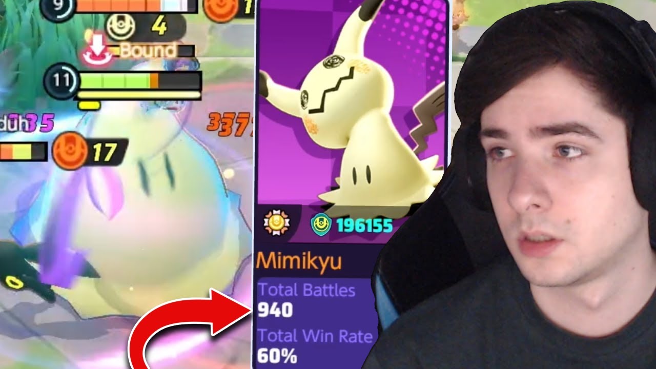 Going up against GOLD BADGE MIMIKYU's is so scary | Pokemon Unite - YouTube