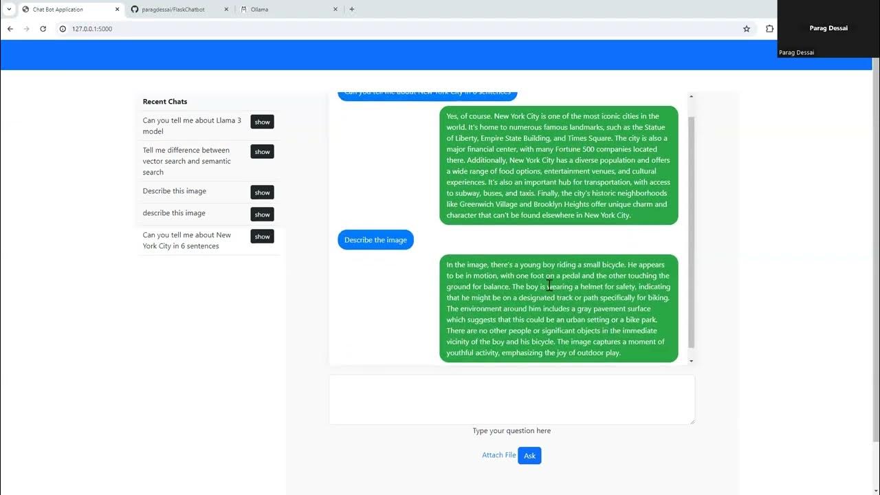 Build Web Apps and connect LLM's & SLM's locally using Ollama and LangChain - YouTube