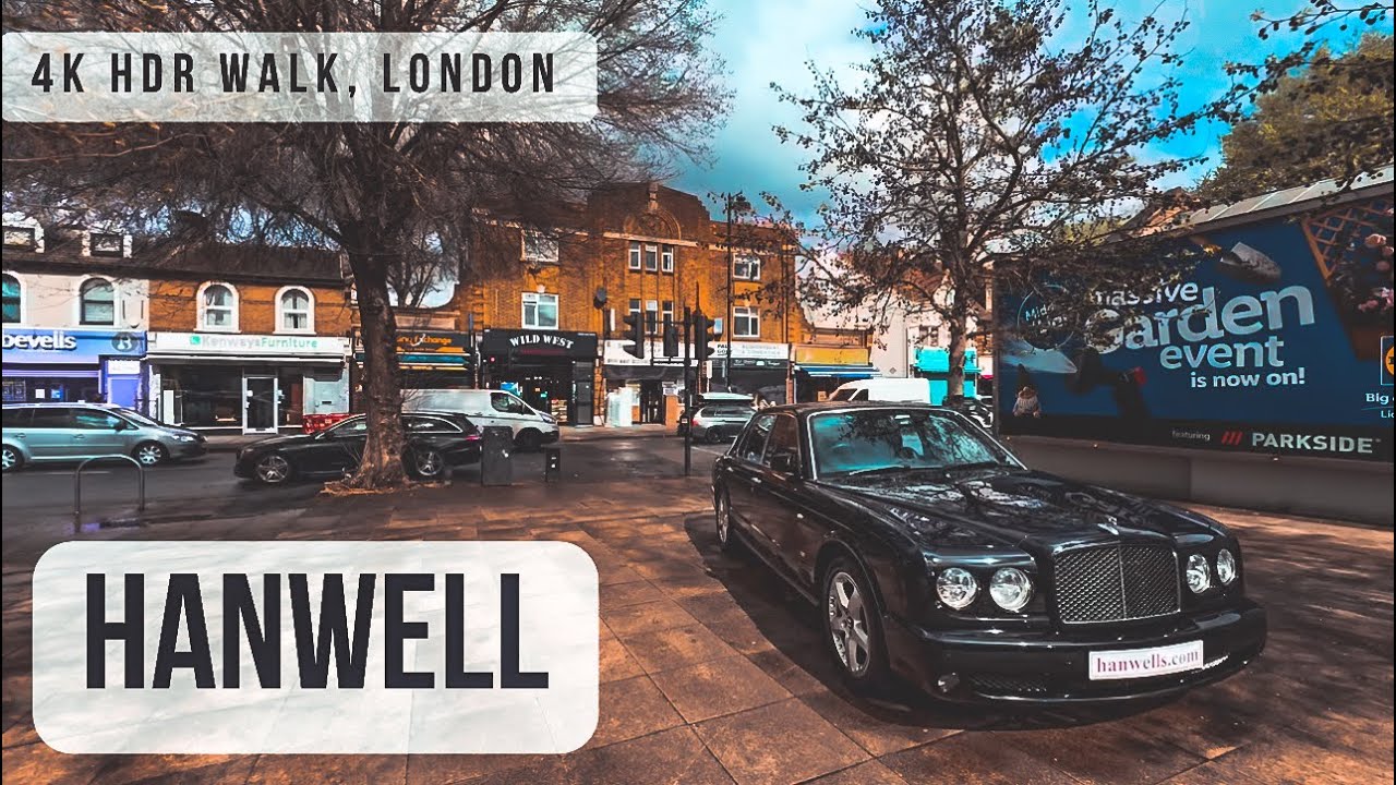 Charming Hanwell: High Street to Elizabeth Line Stroll in 4K HDR - YouTube