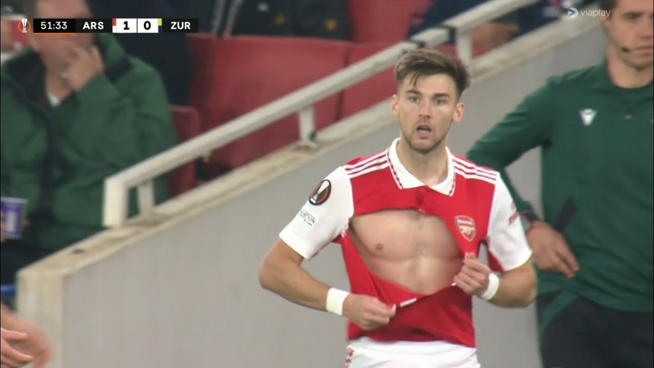 Kieran Tierney shirt RIPPED Vs FC Zurich - YouTube