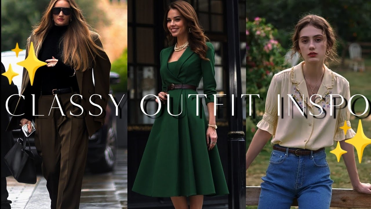 Classy & Feminine Outfit Ideas | Timeless Fashion Inspiration! Every ...