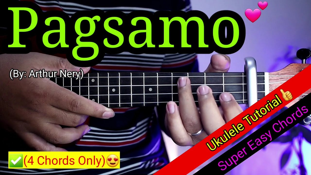 Pagsamo - Arthur Nery (Ukulele Tutorial) | Super Easy Chords😍 - YouTube