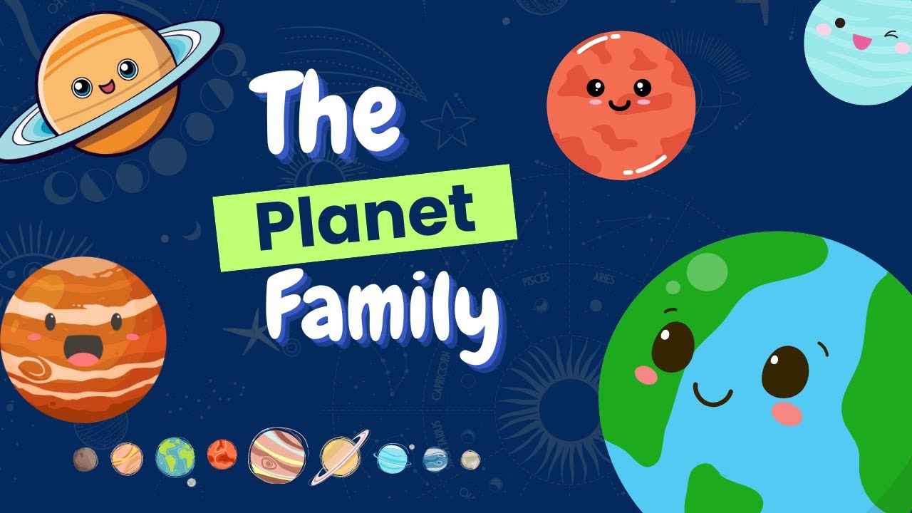 Learn about Planets | SImple Songs for Kids | The Planet Family | - YouTube