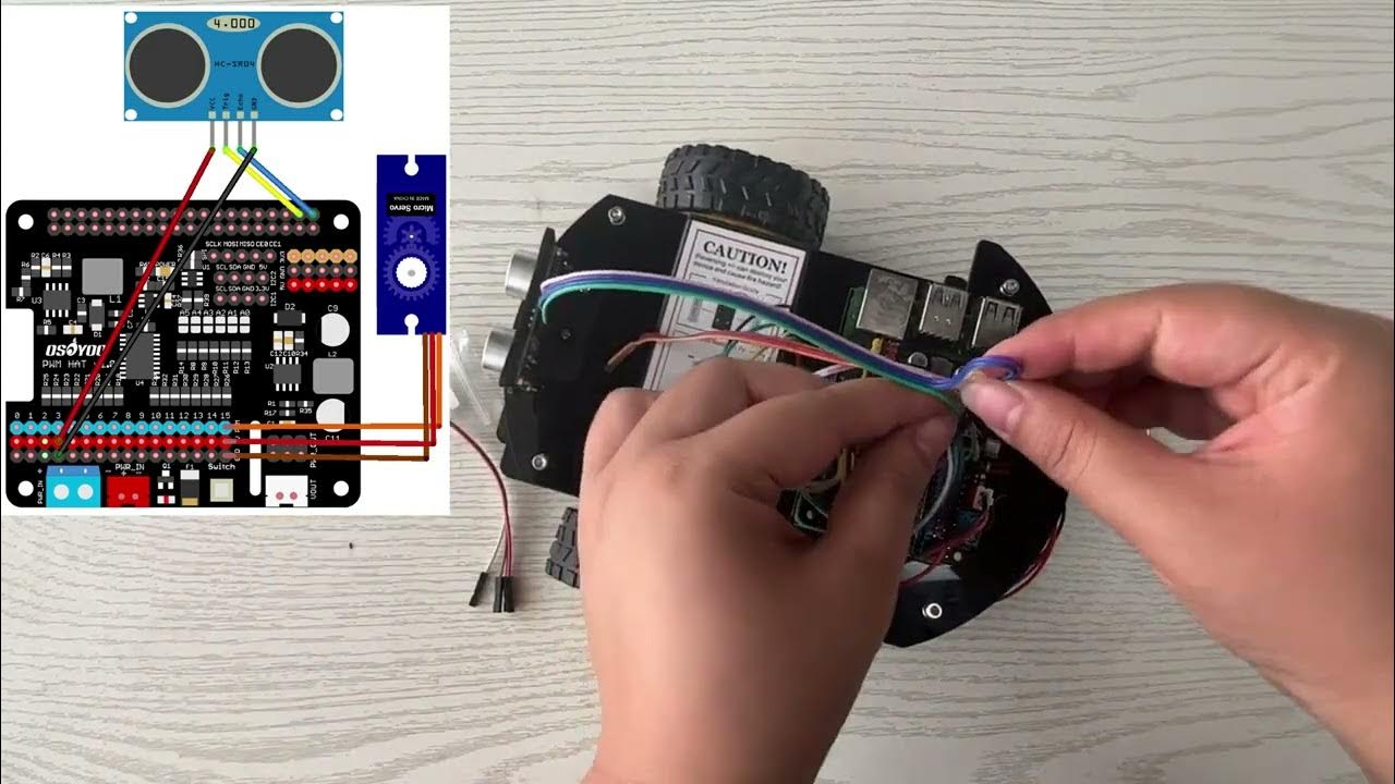 Osoyoo Robot Car For Raspberry Pi Lesson3 Obstacle Avoidance Youtube