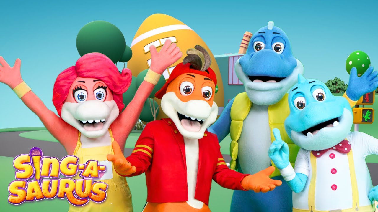 Dinosaur TV Show 🦖 | Sing-A-Saurus! "Learning things.. As we sing ...