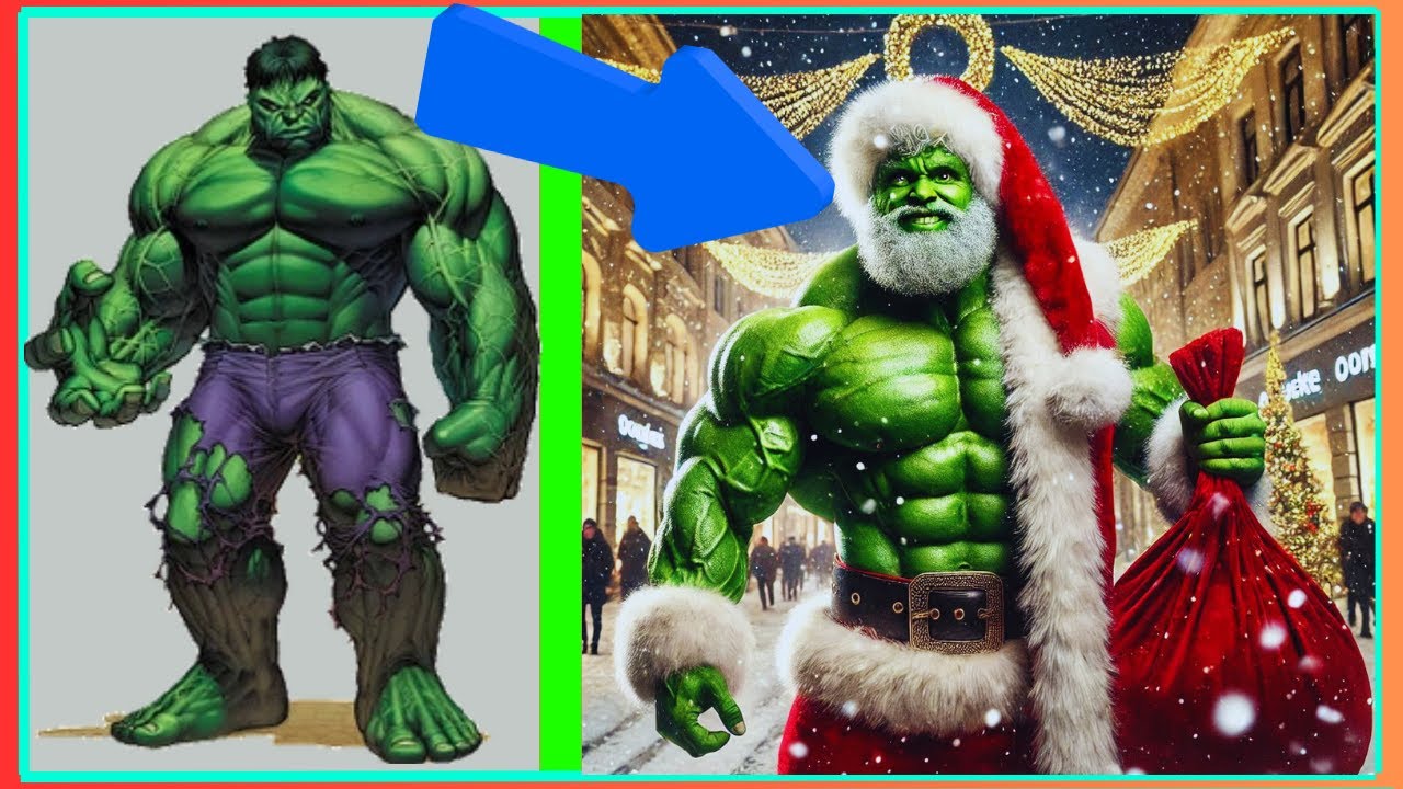 AVENGERS BUT SANTA CLAUS 🎅VENGERS 🔥 (Marvel & DC Legends) 2024💥 - YouTube