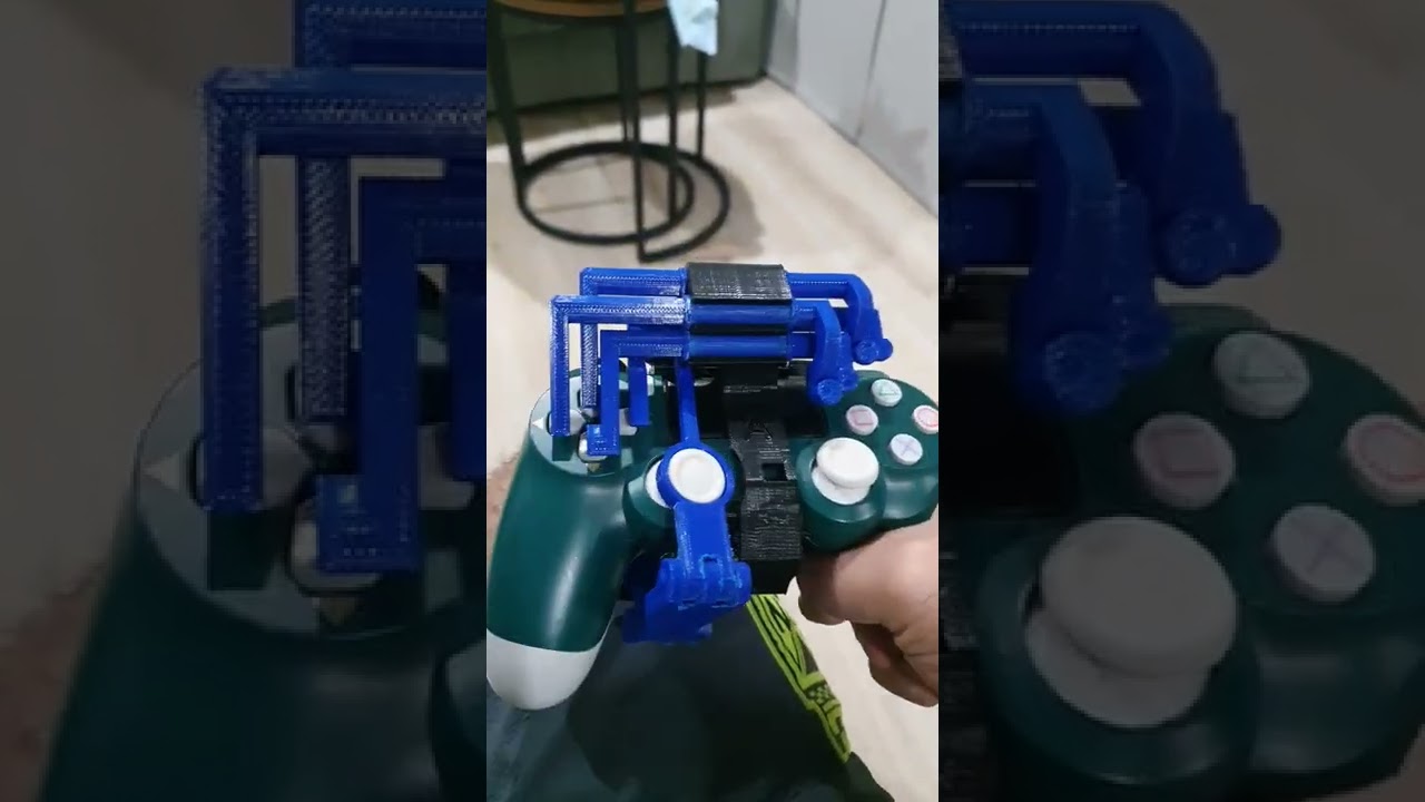 Control DE PS4🎮 adaptado para jugar con 1 mano🦾♿ #gamer #discapacidad ...