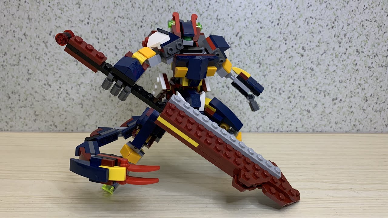LEGO MECH 31088 + 31102 + 31073 + 31062 + 31092 - LUPUS REX - YouTube