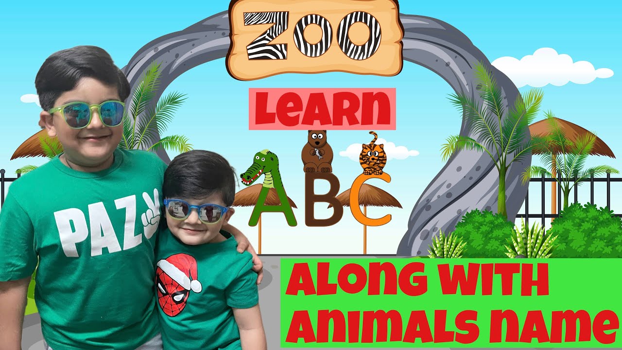 learn the alphabet along with animal names |alphabet animal | A-Z ...