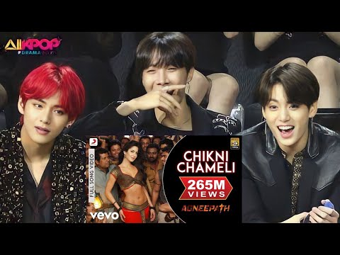bts reaction to Chikni Chameli SONG l bts reaction to bollywood song l