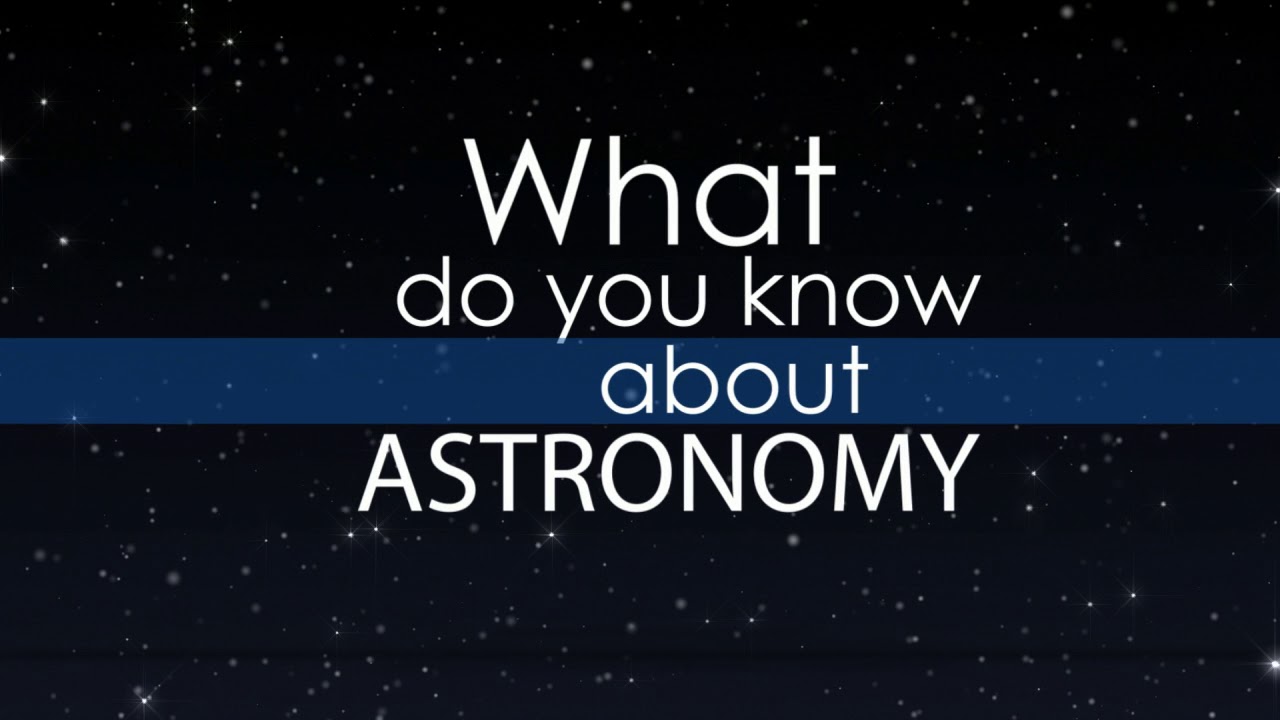 Advanced course in astronomy - YouTube
