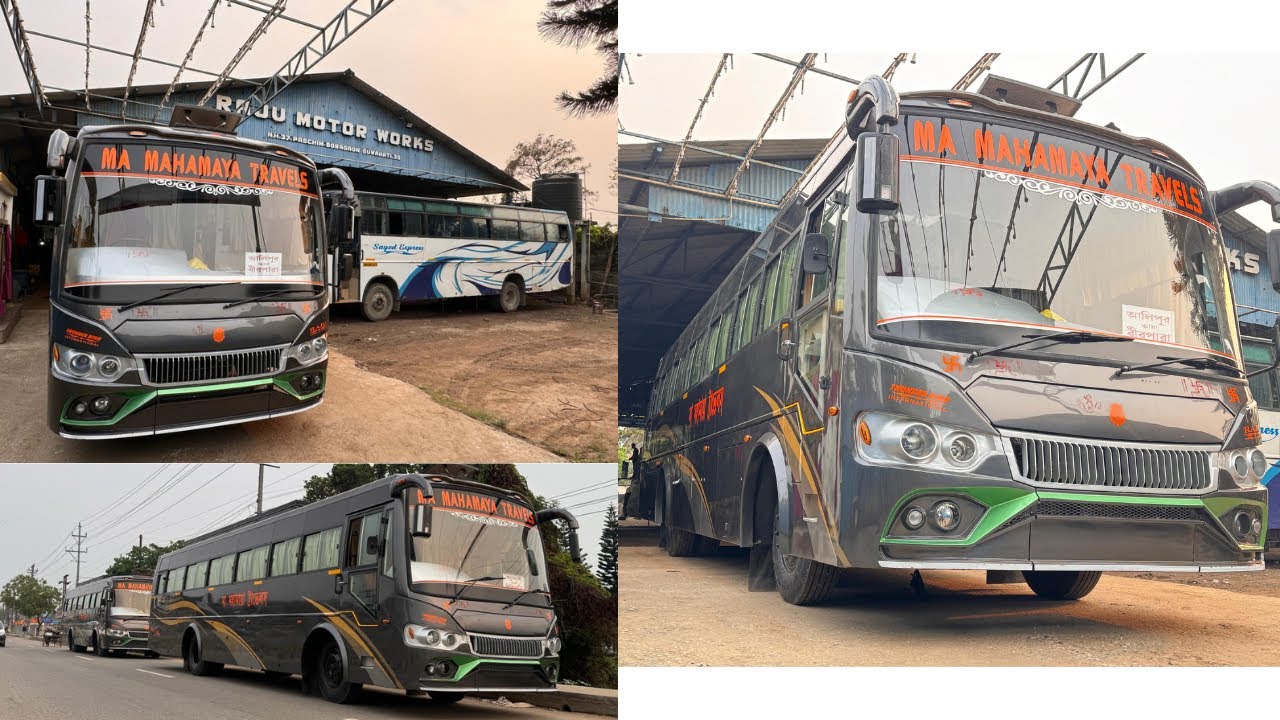 Hi-Tech Deluxe NON/AC 3X2 Pushback set bus for MA MAHAMAYA TRAVELS ...
