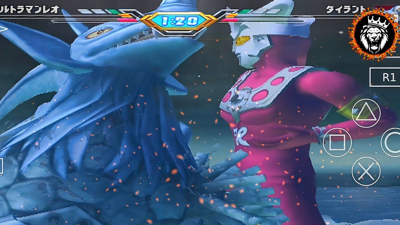 Ultraman Leo vs Tyrant - Ultraman Fighting Evolution 3 Gameplay for PS ...