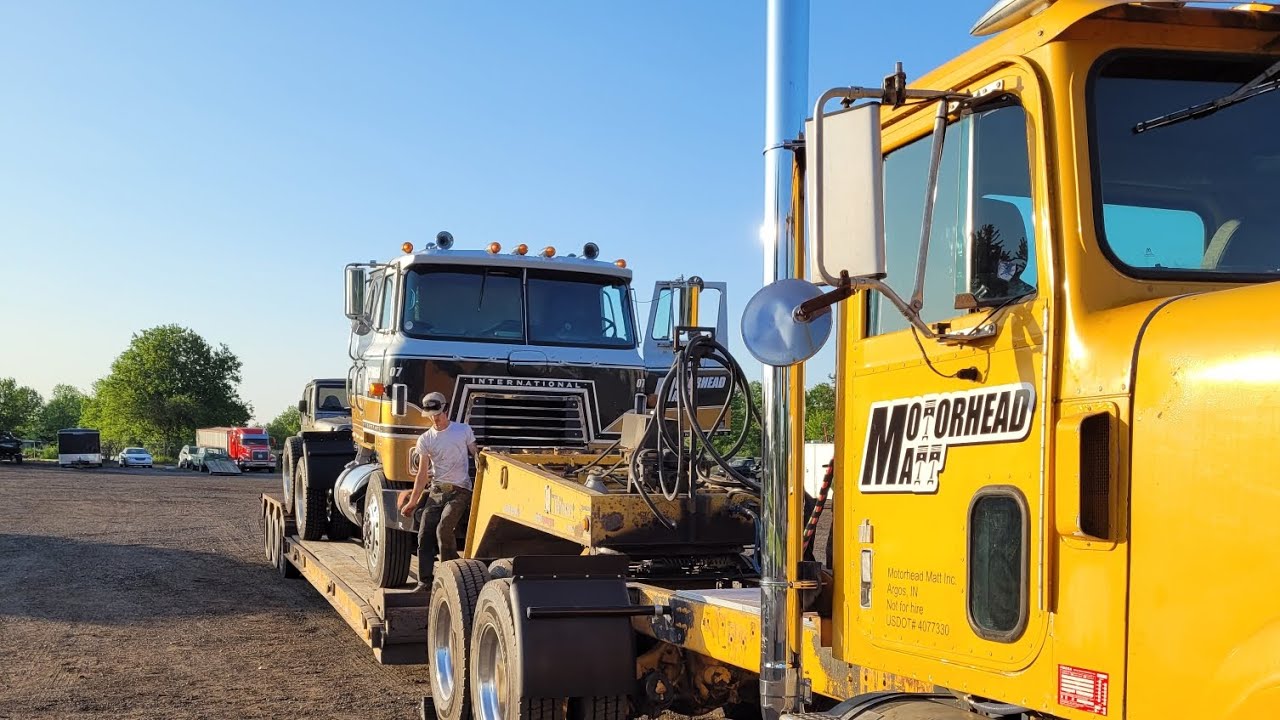 POV ride in Matt Cripe's International Transtar 4300. shake down run ...