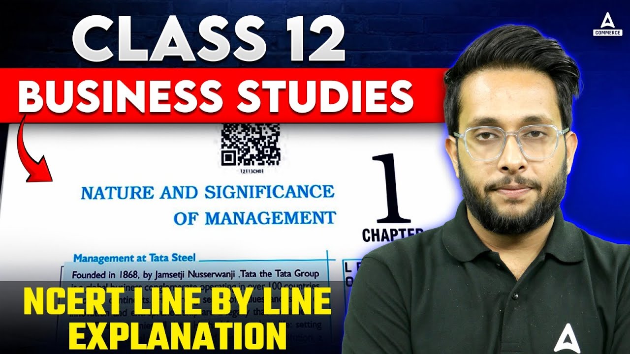 Nature and Significance of Management class 12 Business Studies ONE ...
