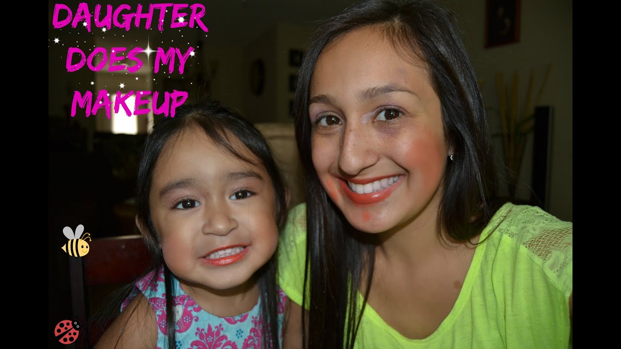Daughter Does My Makeup 🎀 - YouTube