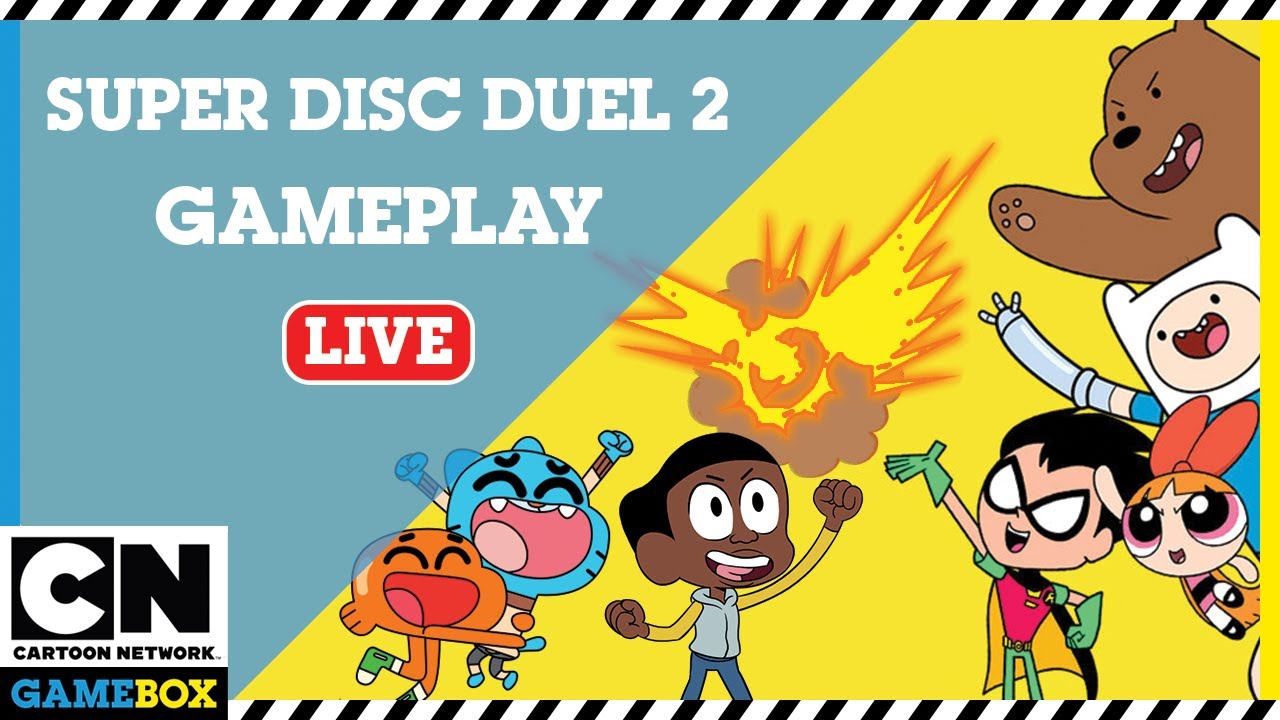 🔴 Live - Super Disc Duel 2 | Action packed tennis game | Cartoon ...