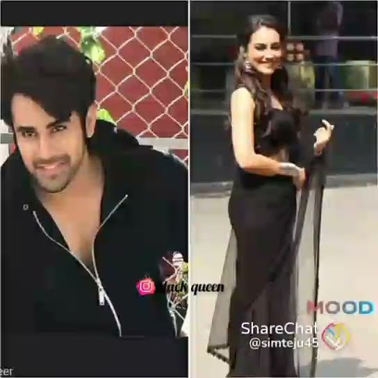 Naagini season 1,2,3,4,5,6 serial hero and heroine in black dress 💖💖💖 ...