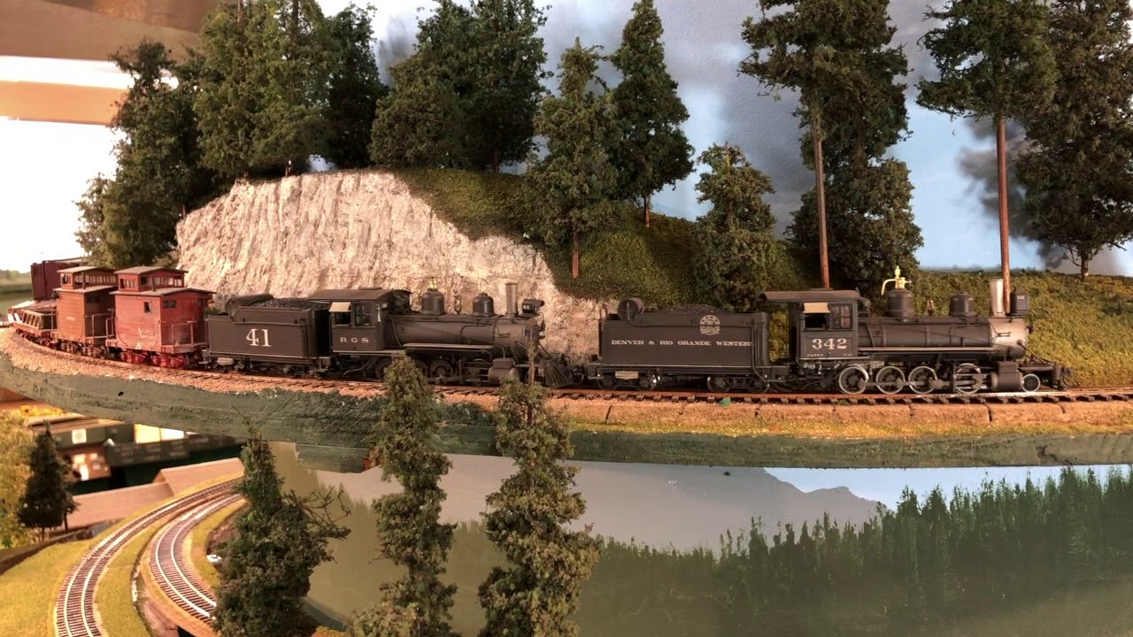 First run of Jim Vail's Westside cars on the Troublesome Creek Rwy ...